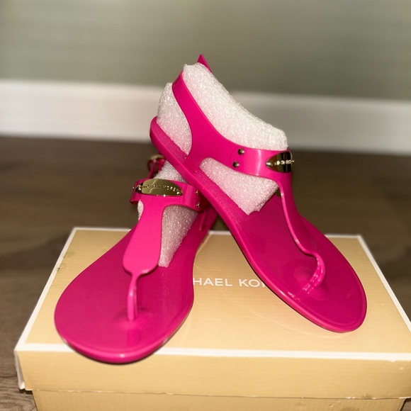 Michael Kors | Shoes | Michael Kors Raspberry Sandals New | Poshmark